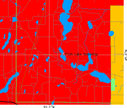 Fish Lake township, Chisago County, Minnesota (MN) Detailed Profile