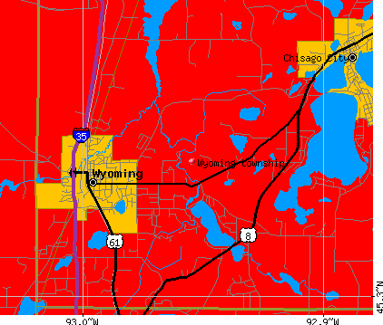 Wyoming township, Chisago County, Minnesota (MN) Detailed Profile